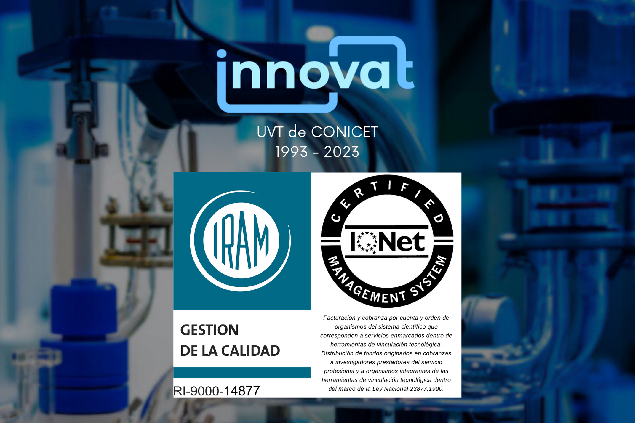 Innova-T obtuvo certificación internacional de calidad ISO – Innovat
